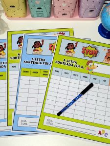 Stop das Letras – Alfabetizando Baixinhos
