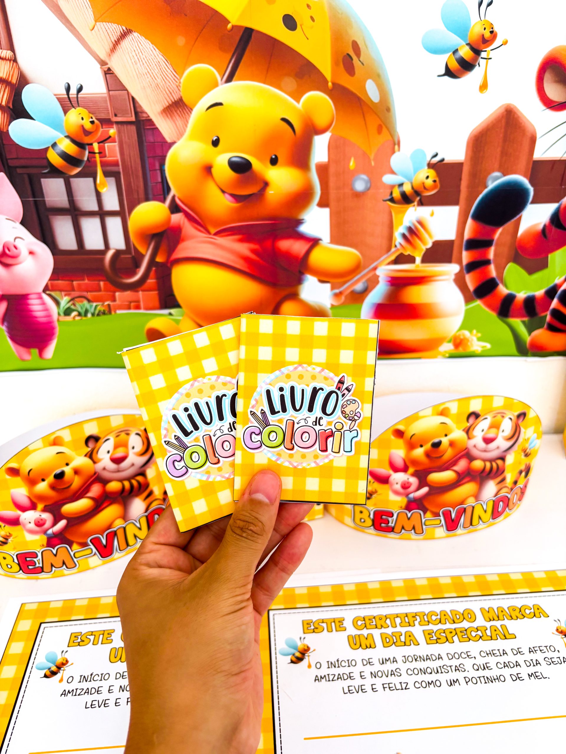 Volta às Aulas – Ursinho Pooh – Alfabetizando Baixinhos